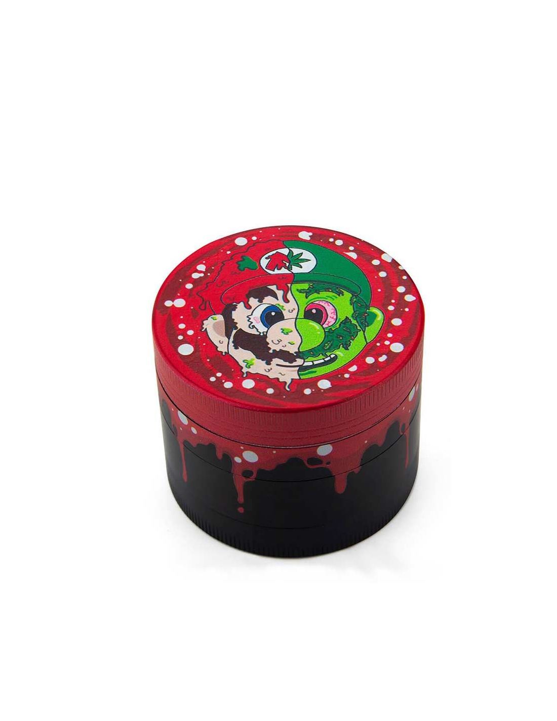 GRINDER MARIO WEED DOUBLE FACE 50MM