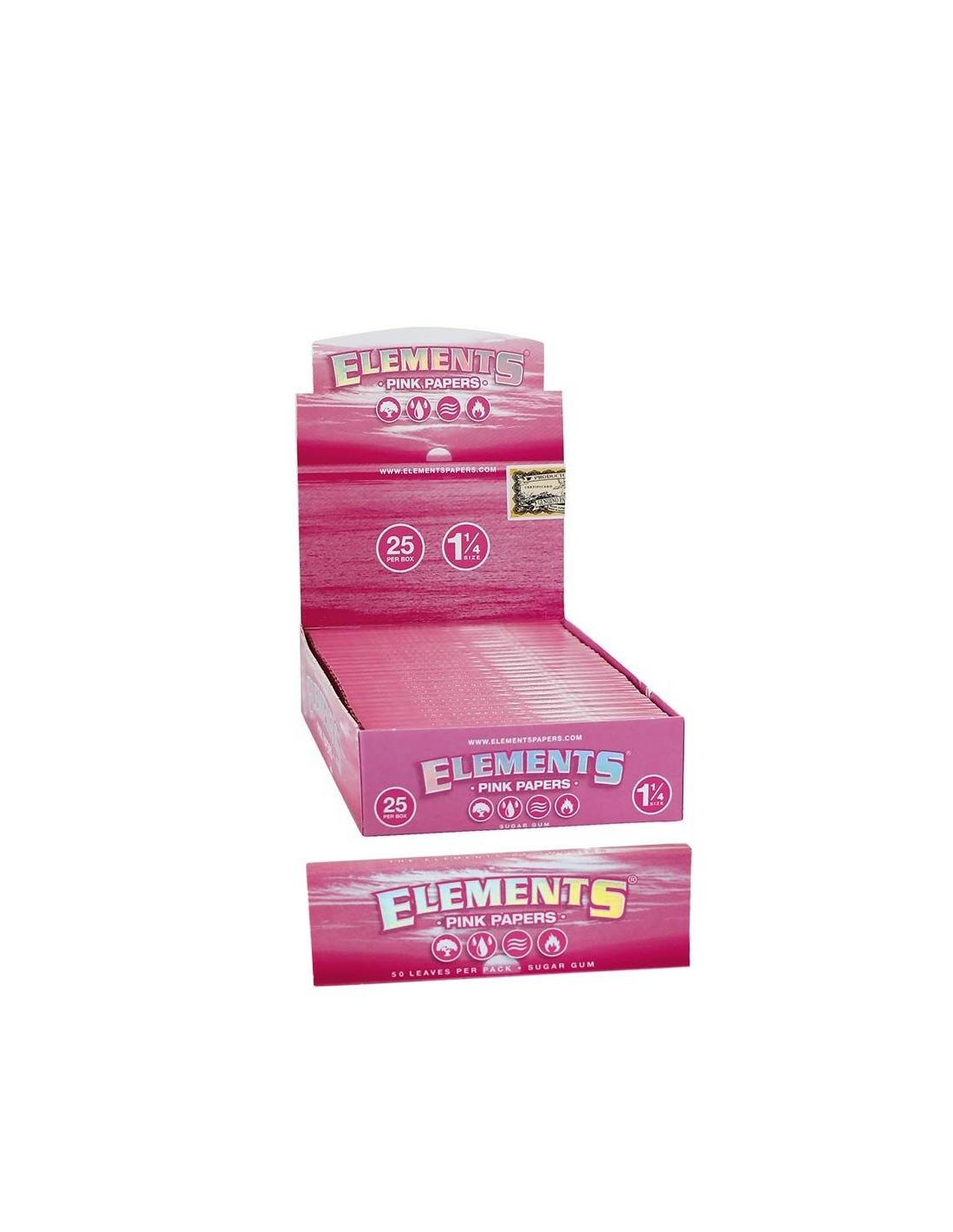 PAPEL ROSA ELEMENTS 1 1/4