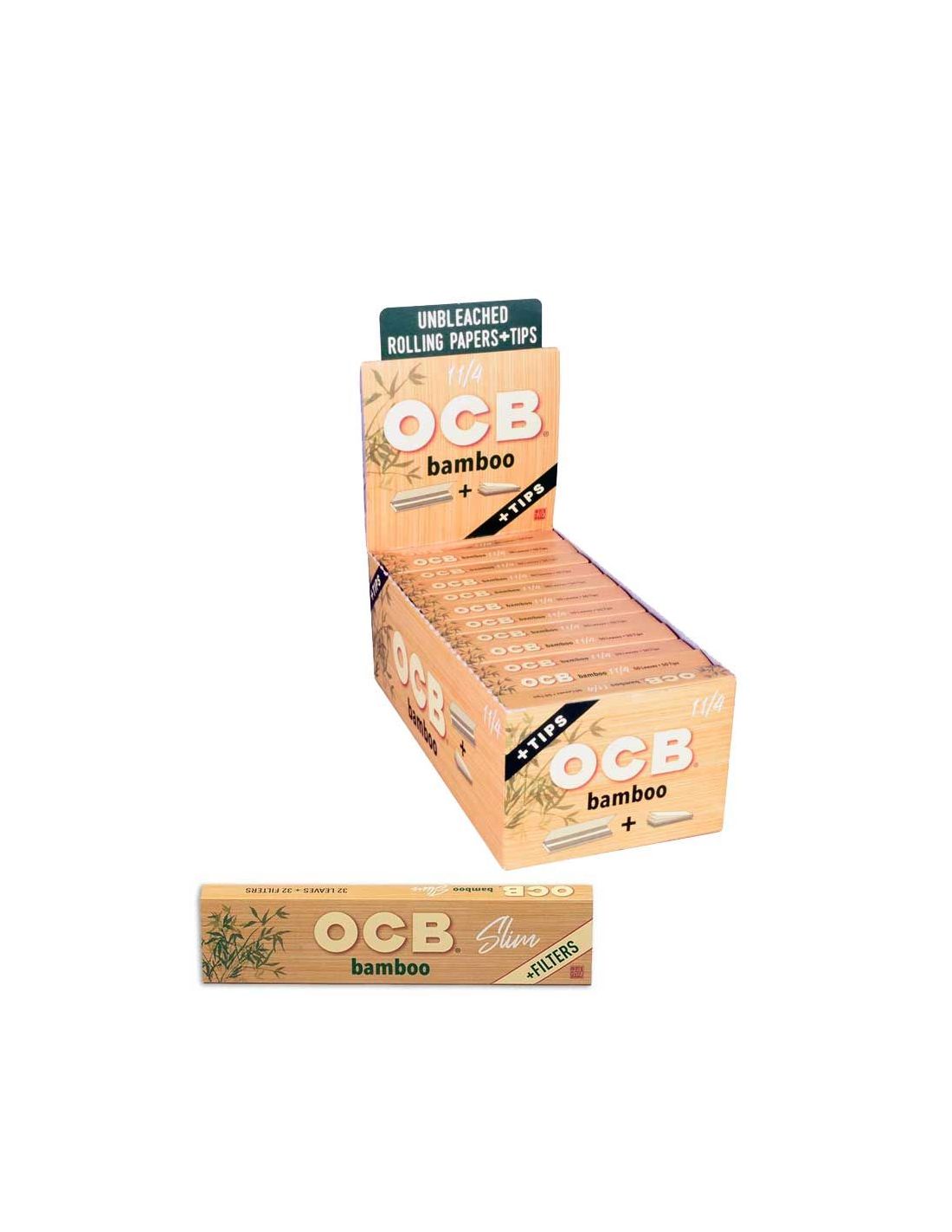 PAPEL BAMBOO + TIPS OCB KS