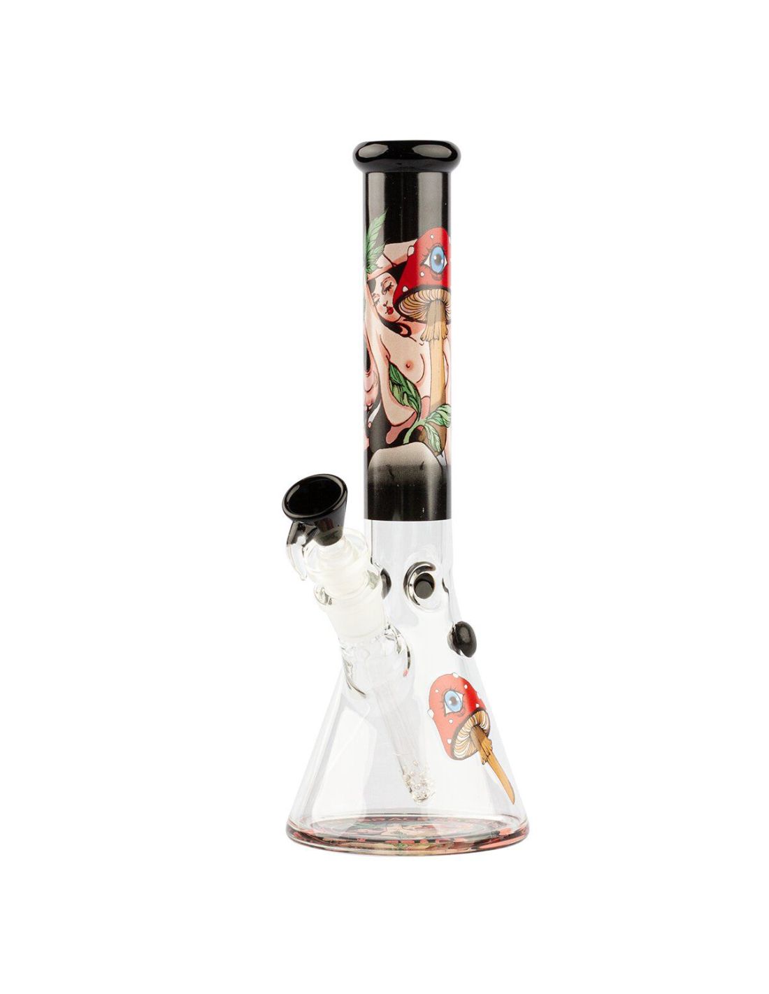 GRACE GLASS COLLECTOR 'MUSHROOM LADY' BONG