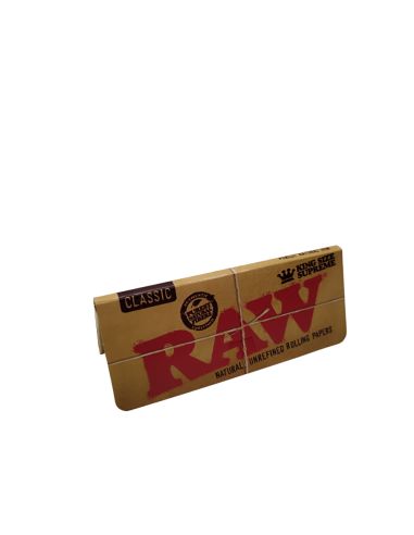 Nuevo Librillo PAPEL RAW KING SIZE SUPREME de 40 hojas sin doblar