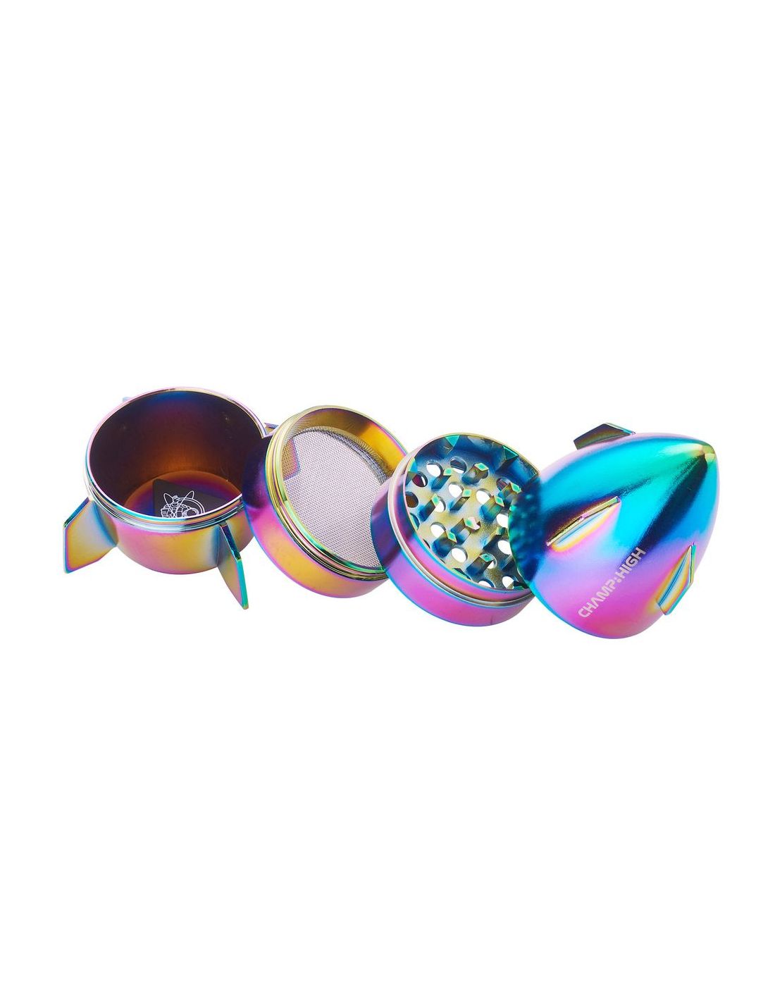 GRINDER 4 PARTES MINI SPACESHIP RAINBOW
