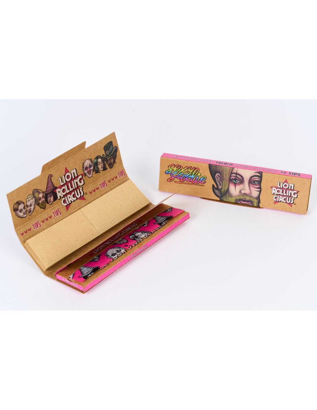 PAPEL UNBLEACHED + TIPS LION ROLLING CIRCUS