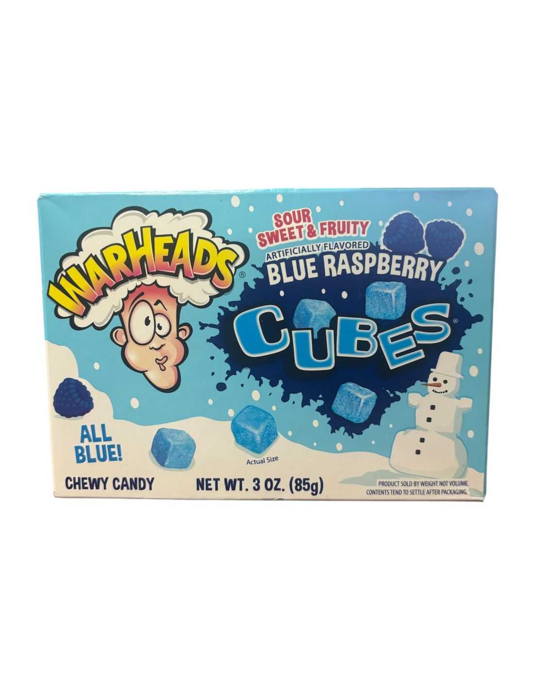 WARHEADS CUBES BLUE RASPBERRY