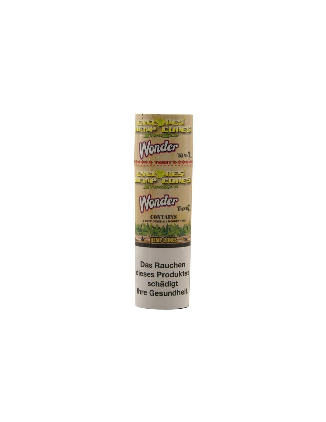 Cyclones Hemp Cones XtrasLo Wonder 2 uds | Comprar Blunt Cyclones