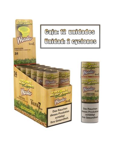 Cyclones Hemp Cones XtrasLo Wonder 2 uds | Comprar Blunt Cyclones