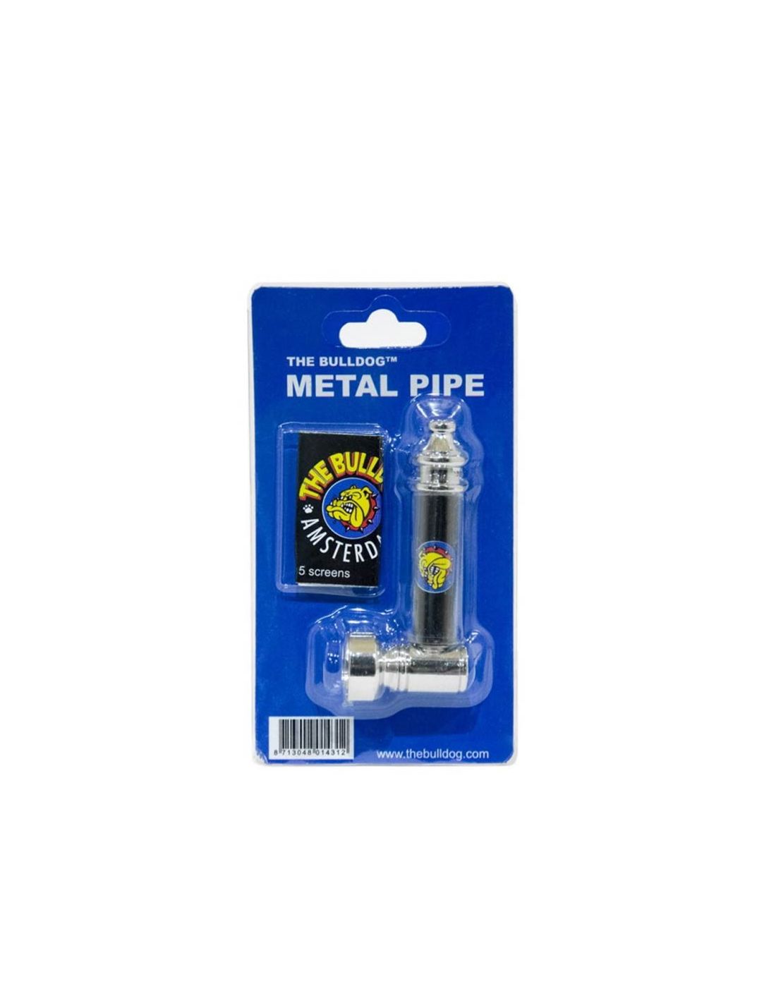 Pipa Metálica The Bulldog Amsterdam | Desmontable en 4 Partes