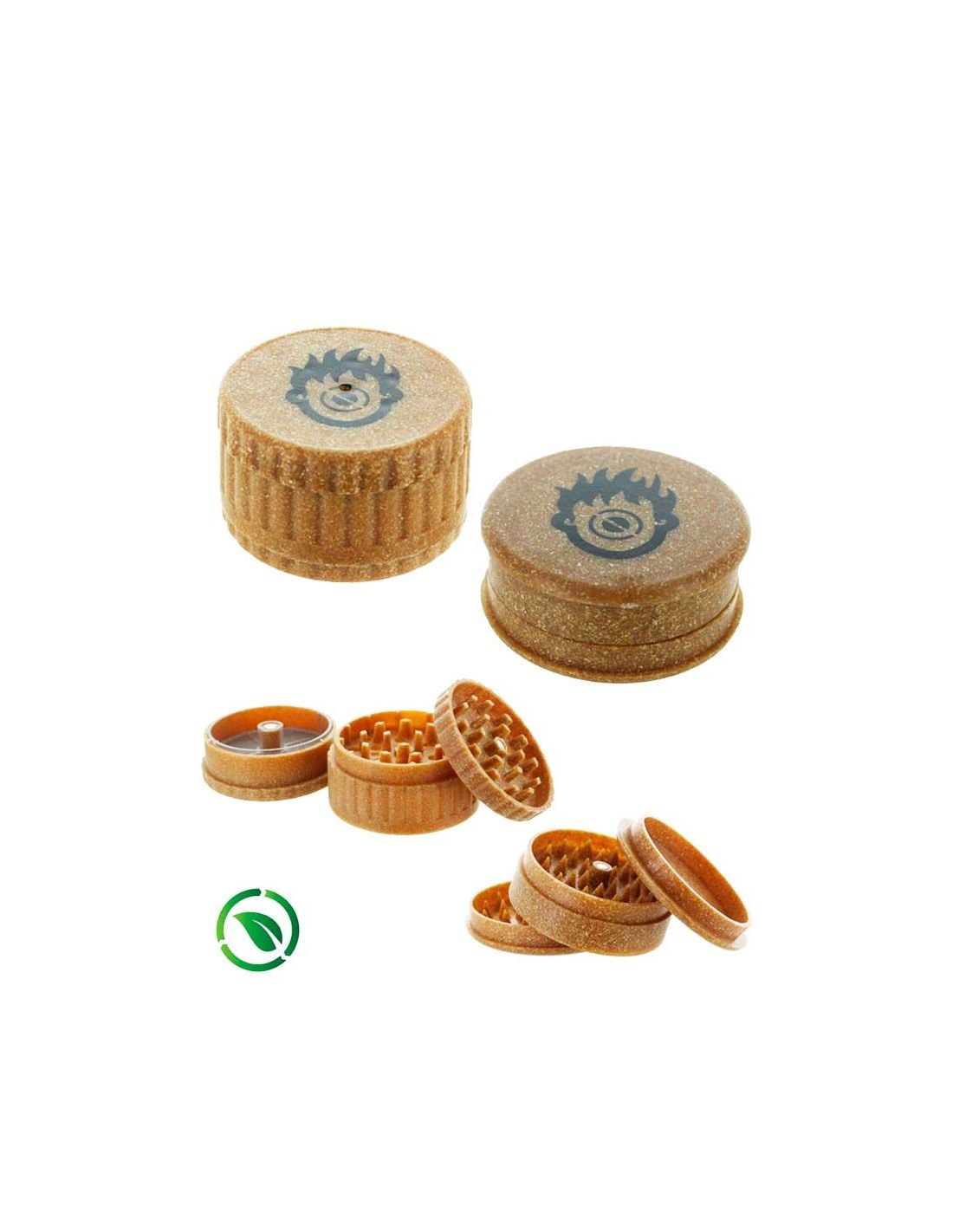 Grinder 100% Cáñamo Natural Biodegradable Kush | 2 y 3 Partes