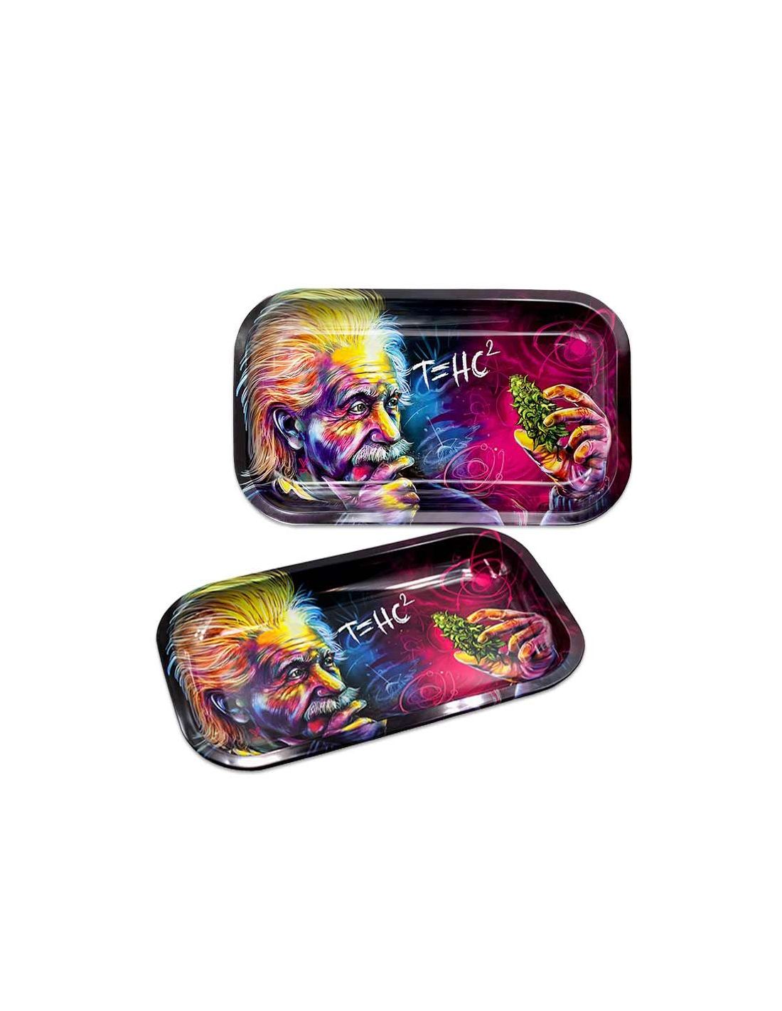 Bandeja Metálica Para Liar Einstein THC2 V Syndicate | 2 Tamaños