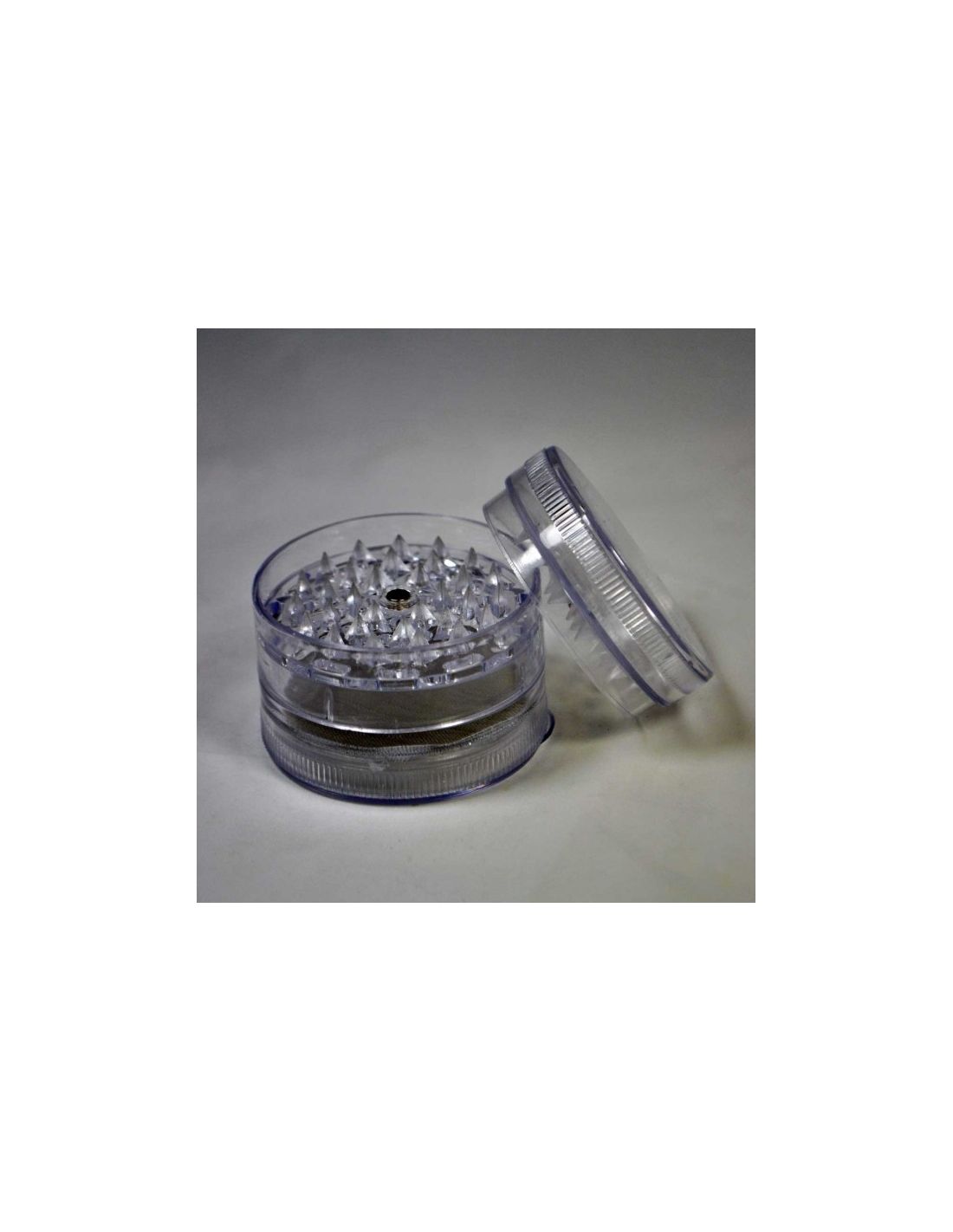 GRINDER PLASTICO TRANSPARENTE