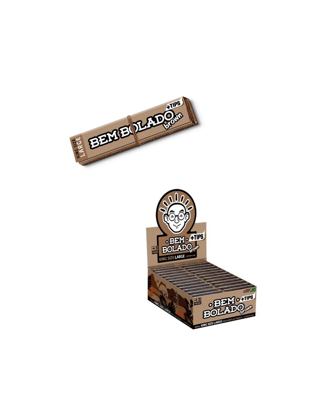PAPEL + TIPS KS BEM BOLADO BROWN